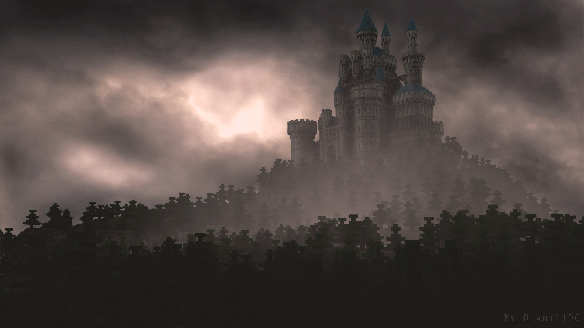 Minecraft Castle Wallpapers - Top Free Minecraft Castle Backgrounds ...