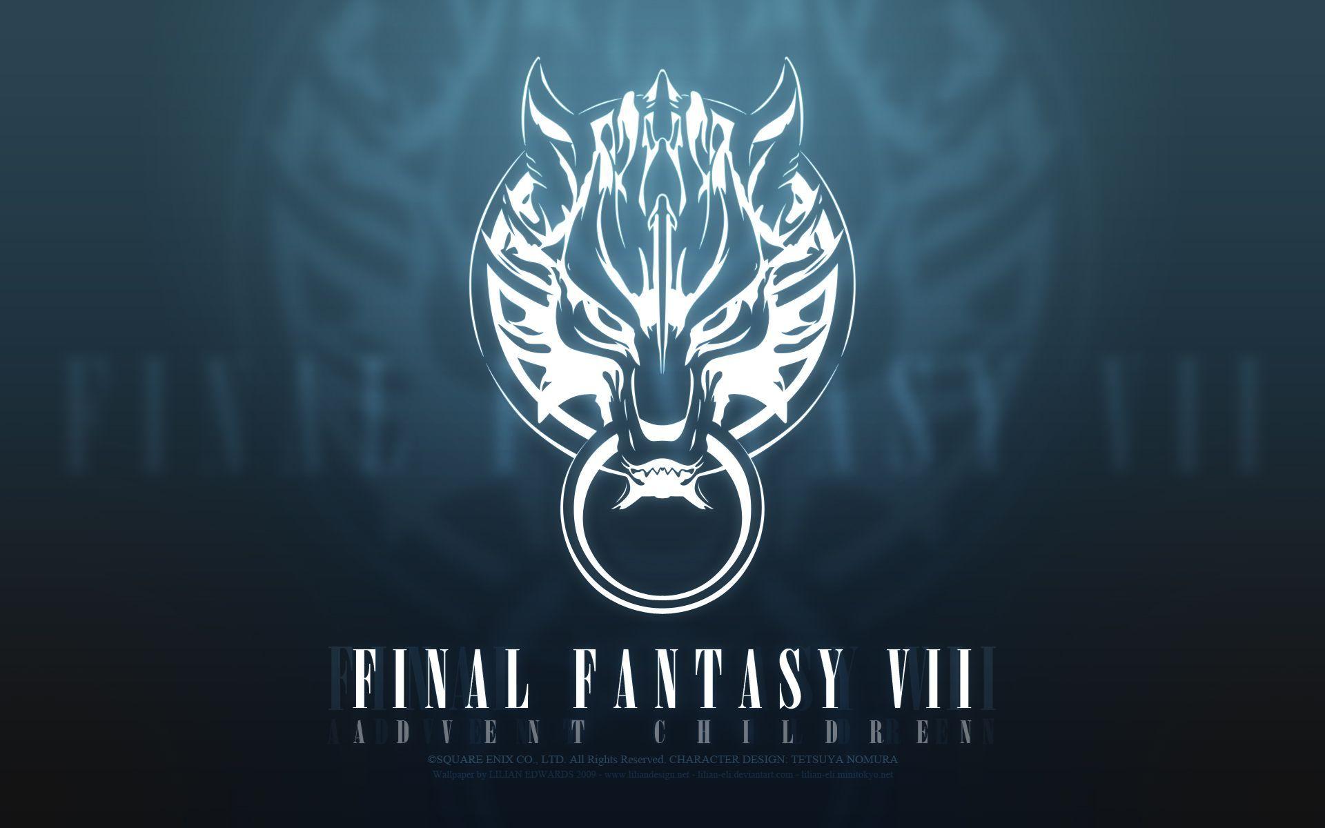 Final Fantasy Logo Wallpapers - Top Free Final Fantasy Logo Backgrounds ...