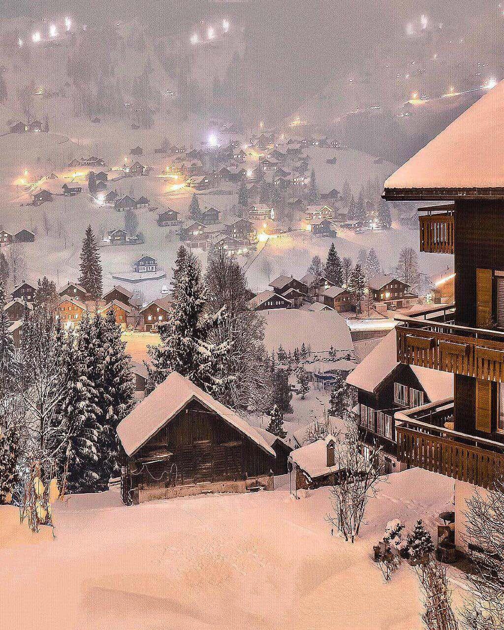 Winter Village Scenes Wallpapers - Top Free Winter Village Scenes ...