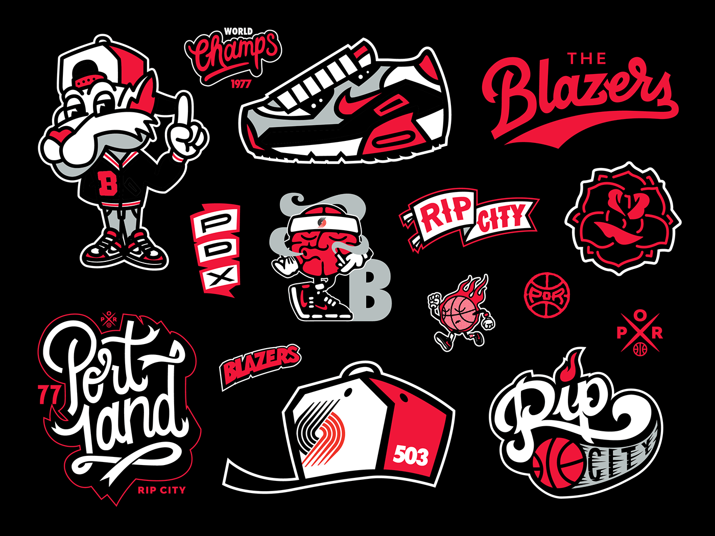 Portland Trail Blazers Logo Wallpapers - Top Free Portland Trail ...
