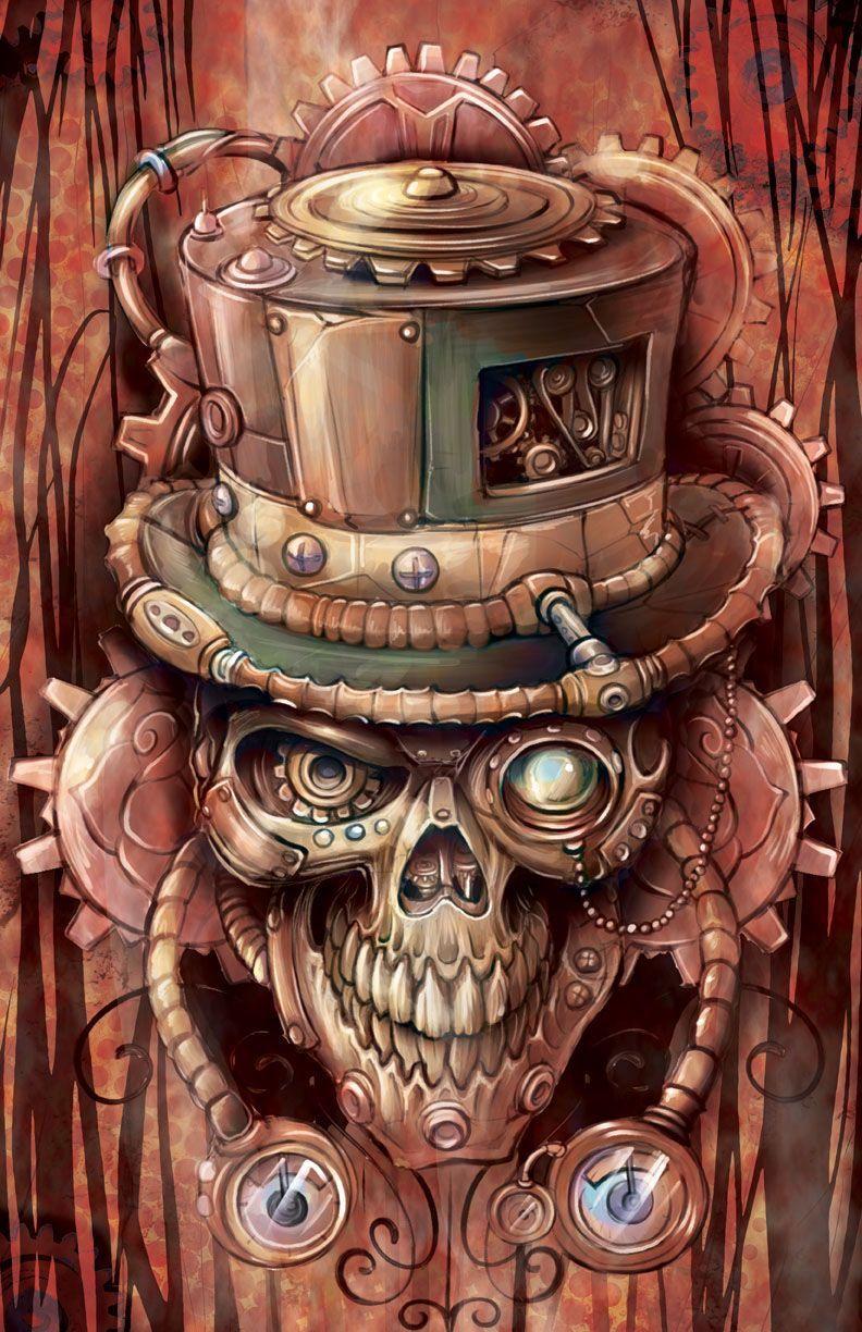 Steampunk Skull Wallpapers - Top Free Steampunk Skull Backgrounds ...