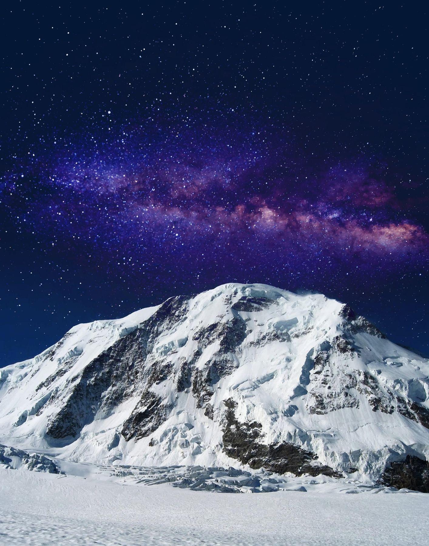 Snow Galaxy Wallpapers - Top Free Snow Galaxy Backgrounds - WallpaperAccess