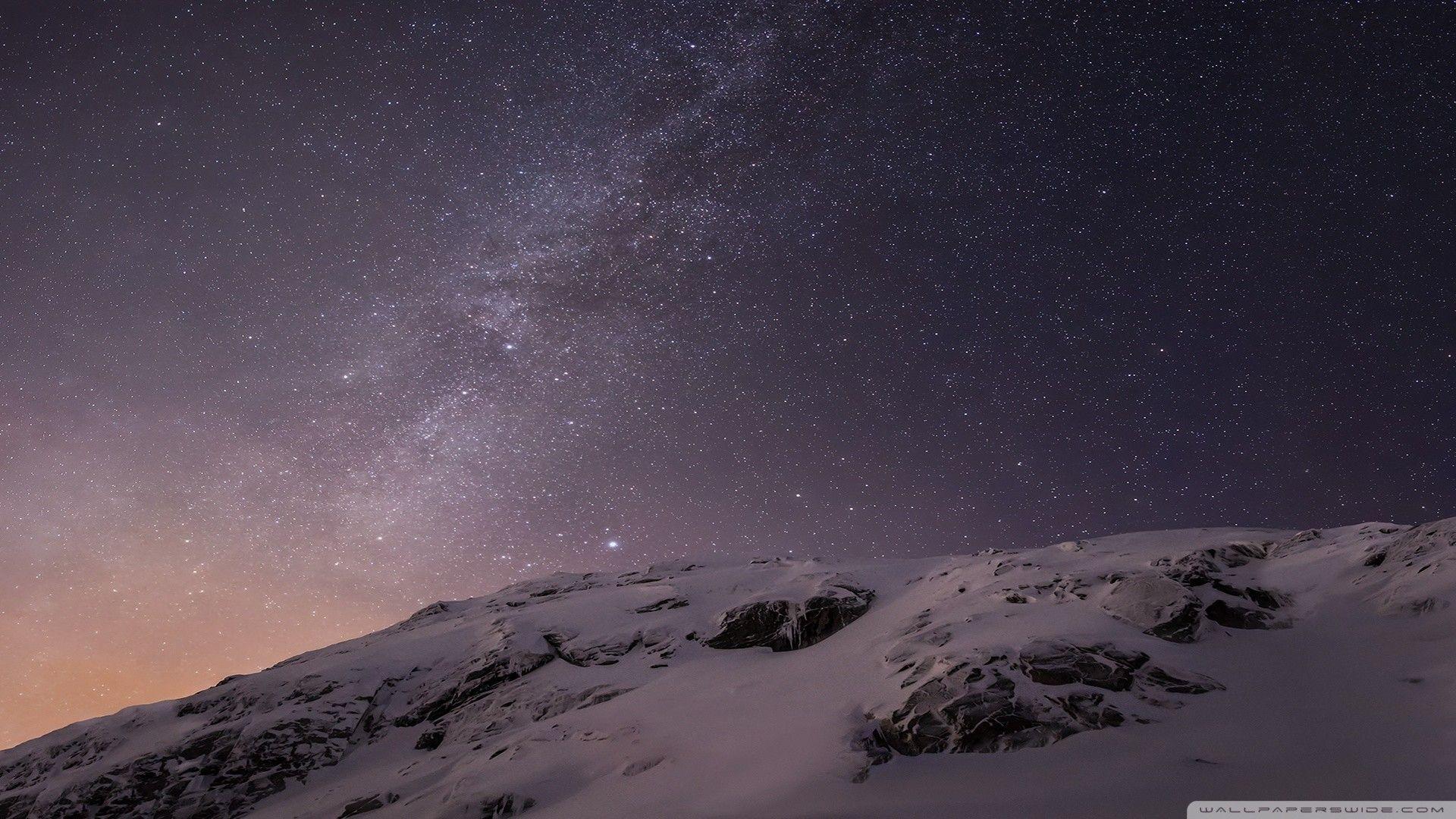 Snow Galaxy Wallpapers - Top Free Snow Galaxy Backgrounds - WallpaperAccess