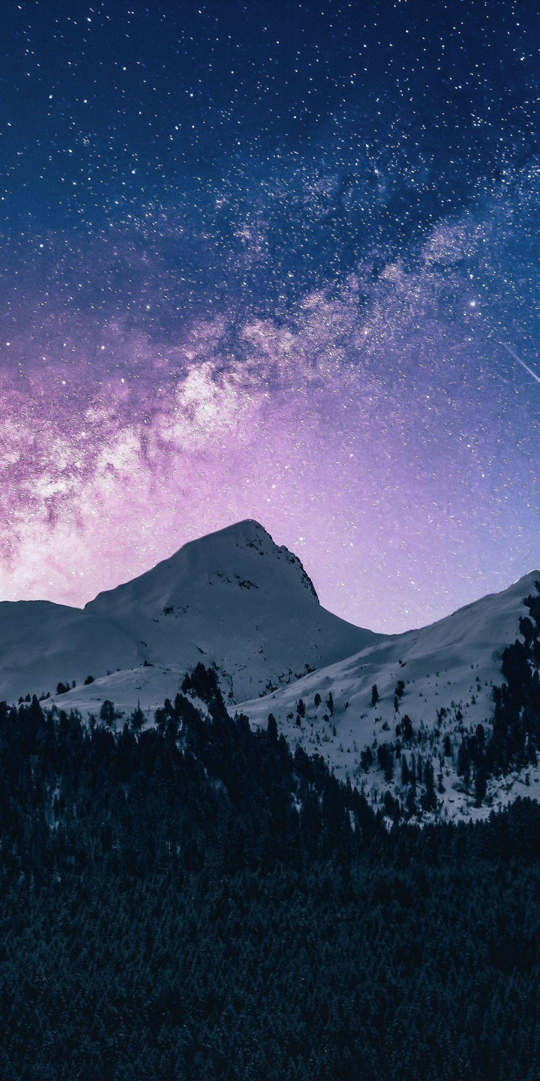 Snow Galaxy Wallpapers - Top Free Snow Galaxy Backgrounds - WallpaperAccess
