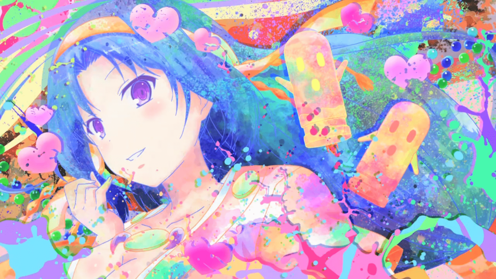 Colorful Anime Girl Wallpapers - Top Free Colorful Anime Girl ...
