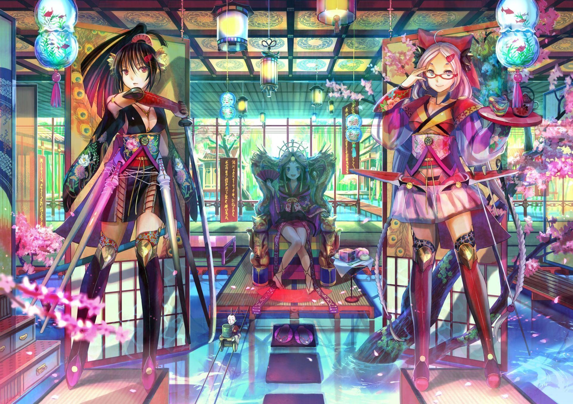 Colorful Anime Girl Wallpapers - Top Free Colorful Anime Girl ...