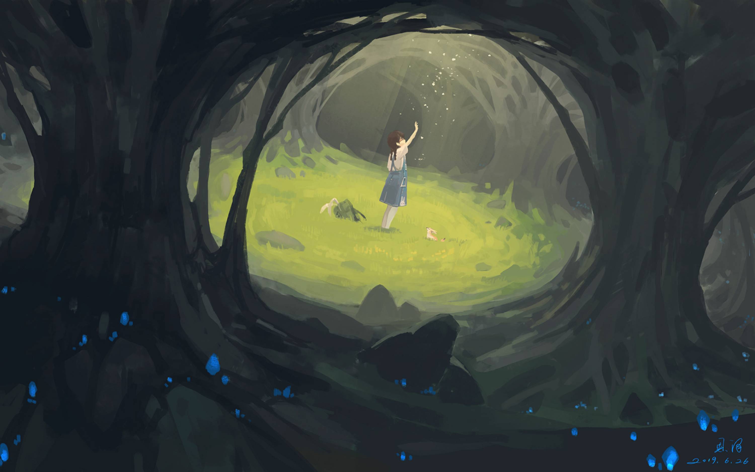 Cool Anime Forest Wallpapers - Top Free Cool Anime Forest Backgrounds ...