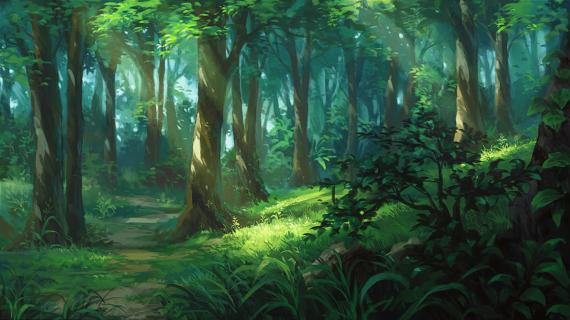 Cool Anime Forest Wallpapers - Top Free Cool Anime Forest Backgrounds ...