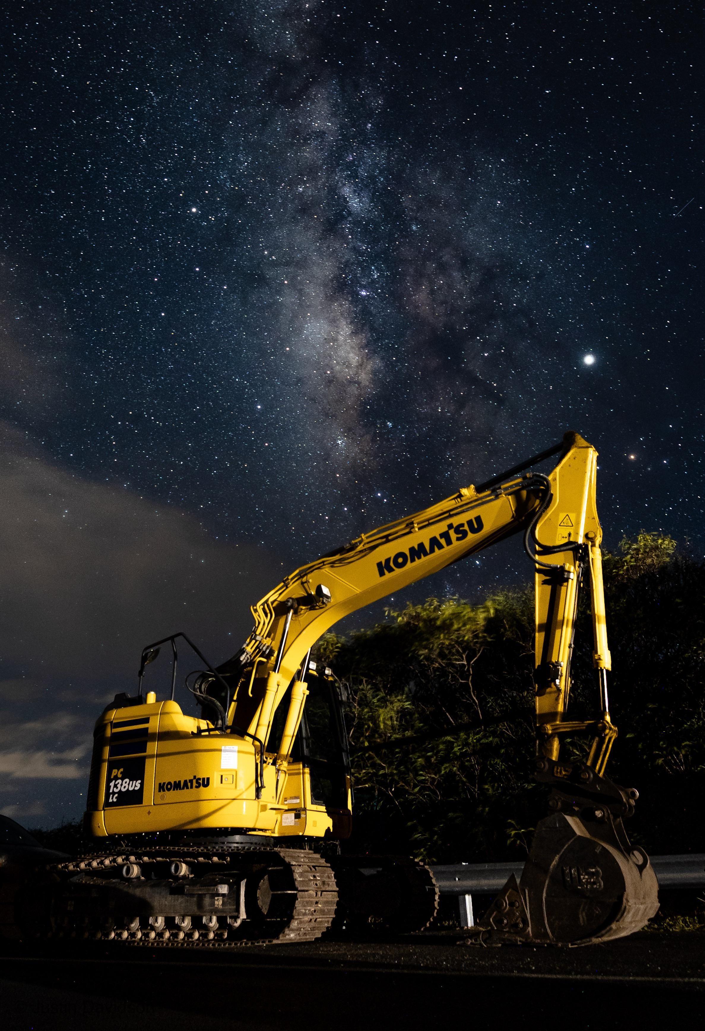 Excavator Night Wallpapers - Top Free Excavator Night Backgrounds ...