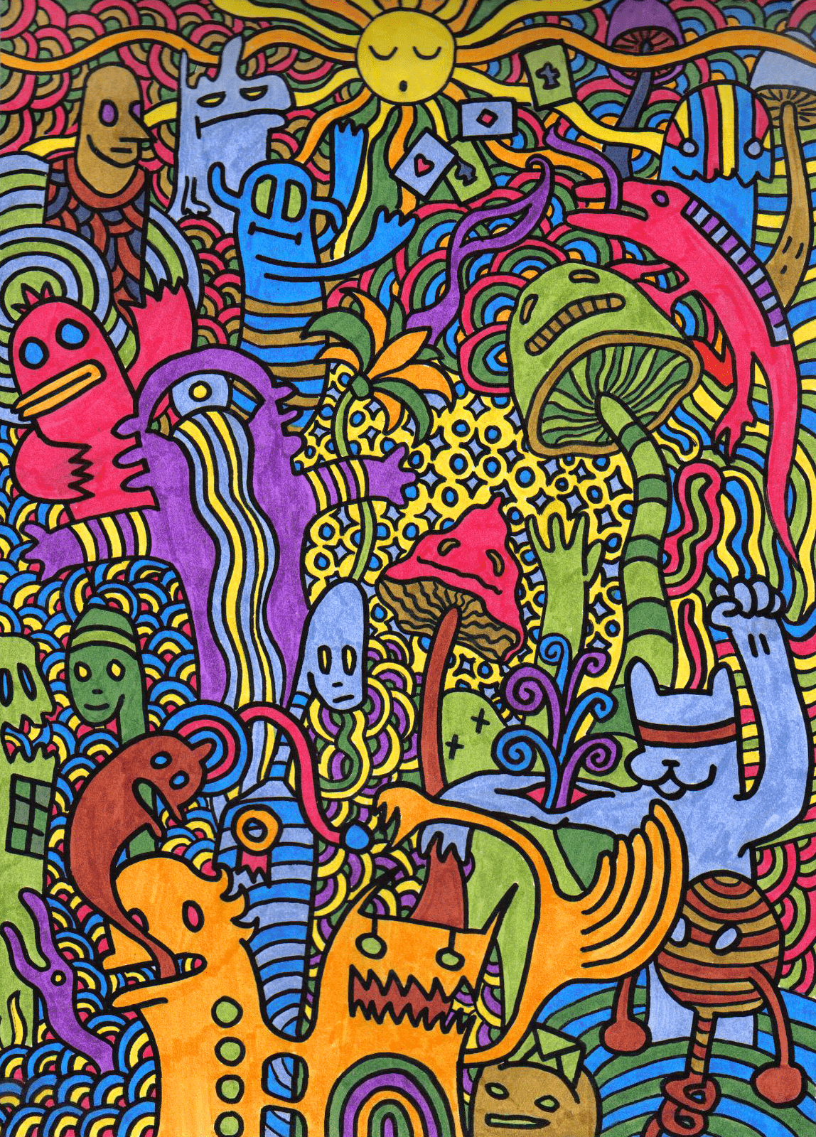 Hippie Psychedelic Art Wallpapers - Top Free Hippie Psychedelic Art ...