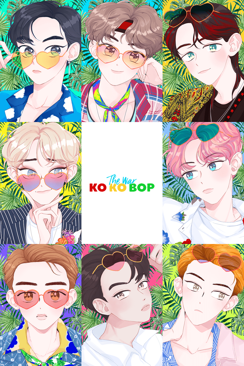 EXO Anime Wallpapers - Top Free EXO Anime Backgrounds - WallpaperAccess