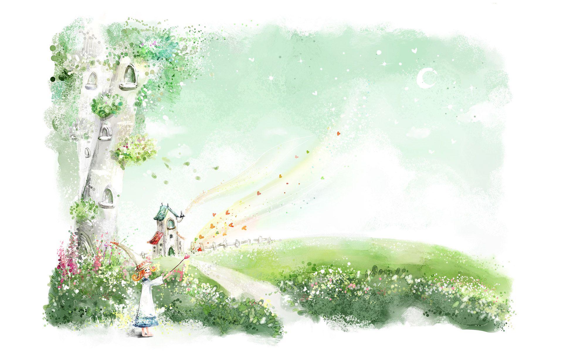 Spring Art Desktop Wallpapers - Top Free Spring Art Desktop Backgrounds ...