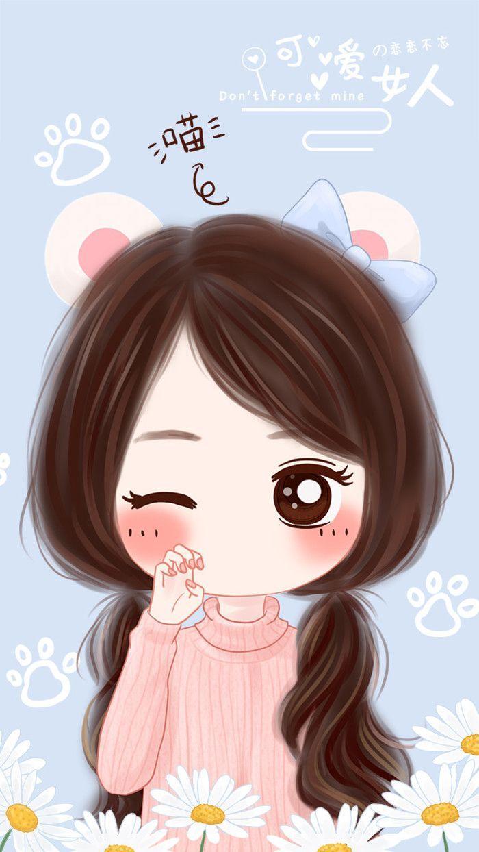 Cute Kawaii Girl Wallpapers Top Free Cute Kawaii Girl Backgrounds