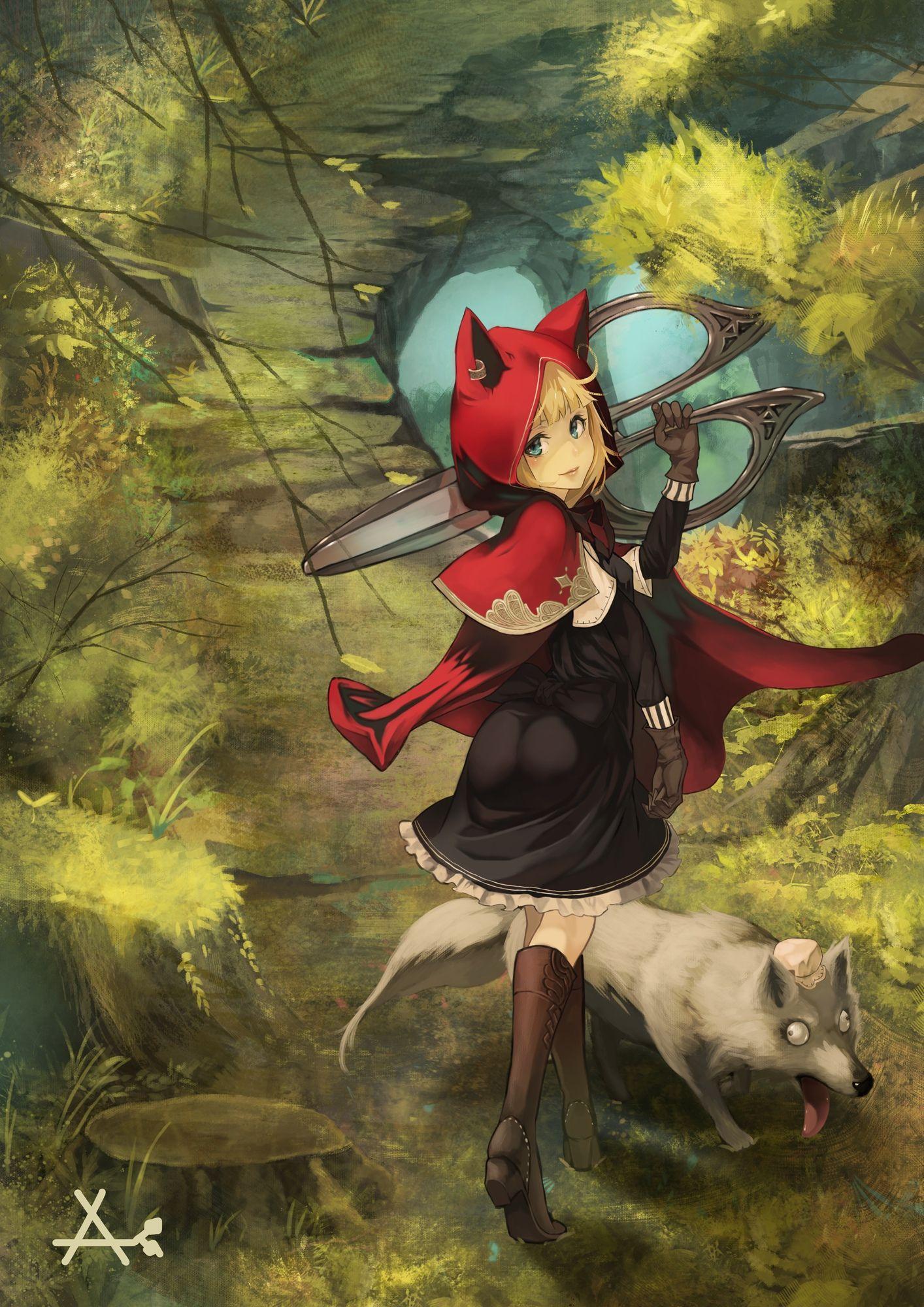 Red Riding Hood Anime Wallpapers - Top Free Red Riding Hood Anime ...