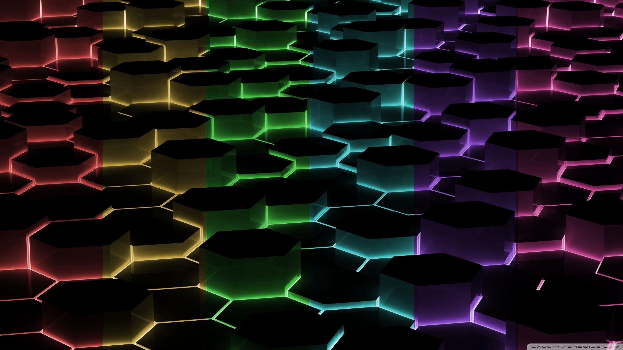 Rainbow Hexagon Wallpapers - Top Free Rainbow Hexagon Backgrounds ...