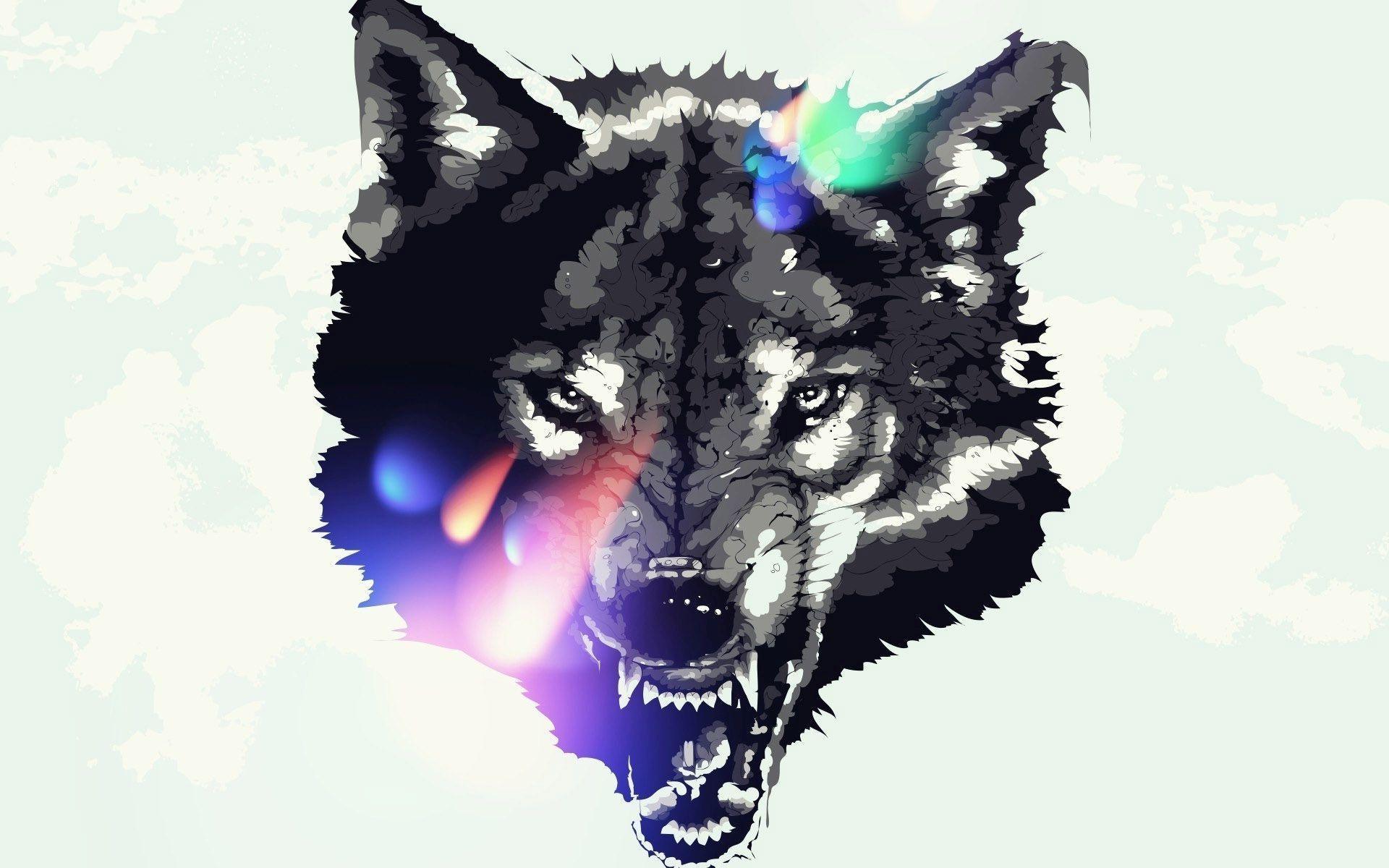 Drawn Wolf Wallpapers - Top Free Drawn Wolf Backgrounds - WallpaperAccess