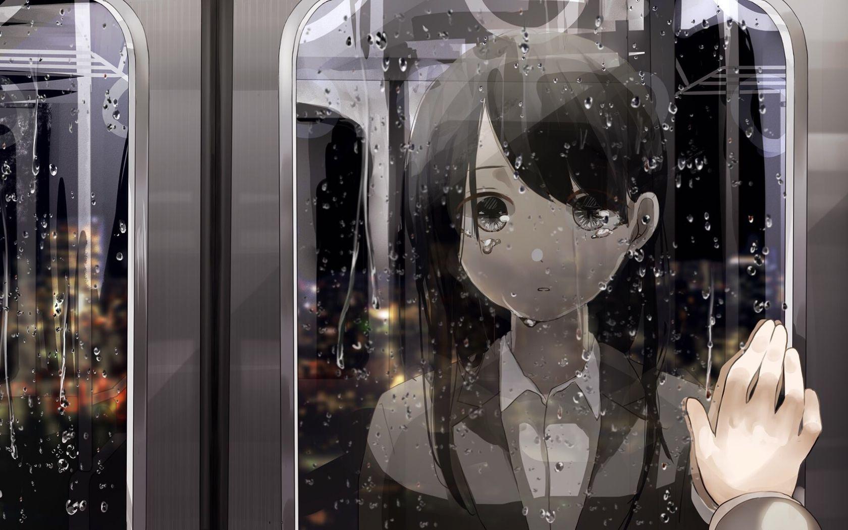 Cute Anime Rain Girl Wallpapers Top Free Cute Anime Rain Girl