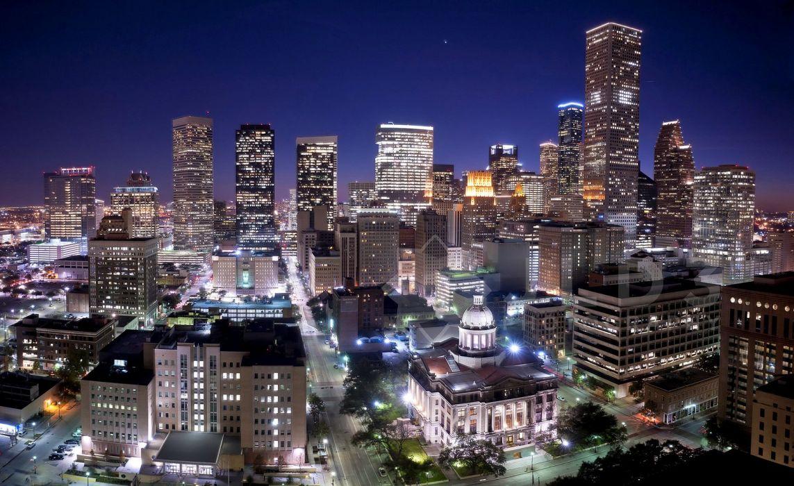 Downtown Houston Skyline Wallpapers - Top Free Downtown Houston Skyline ...