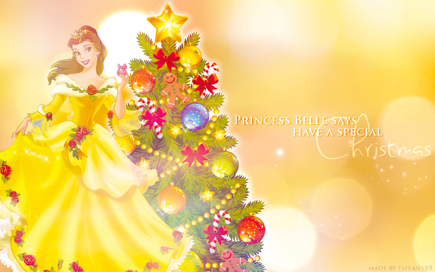 Disney Princess Christmas Wallpapers - Top Free Disney Princess ...