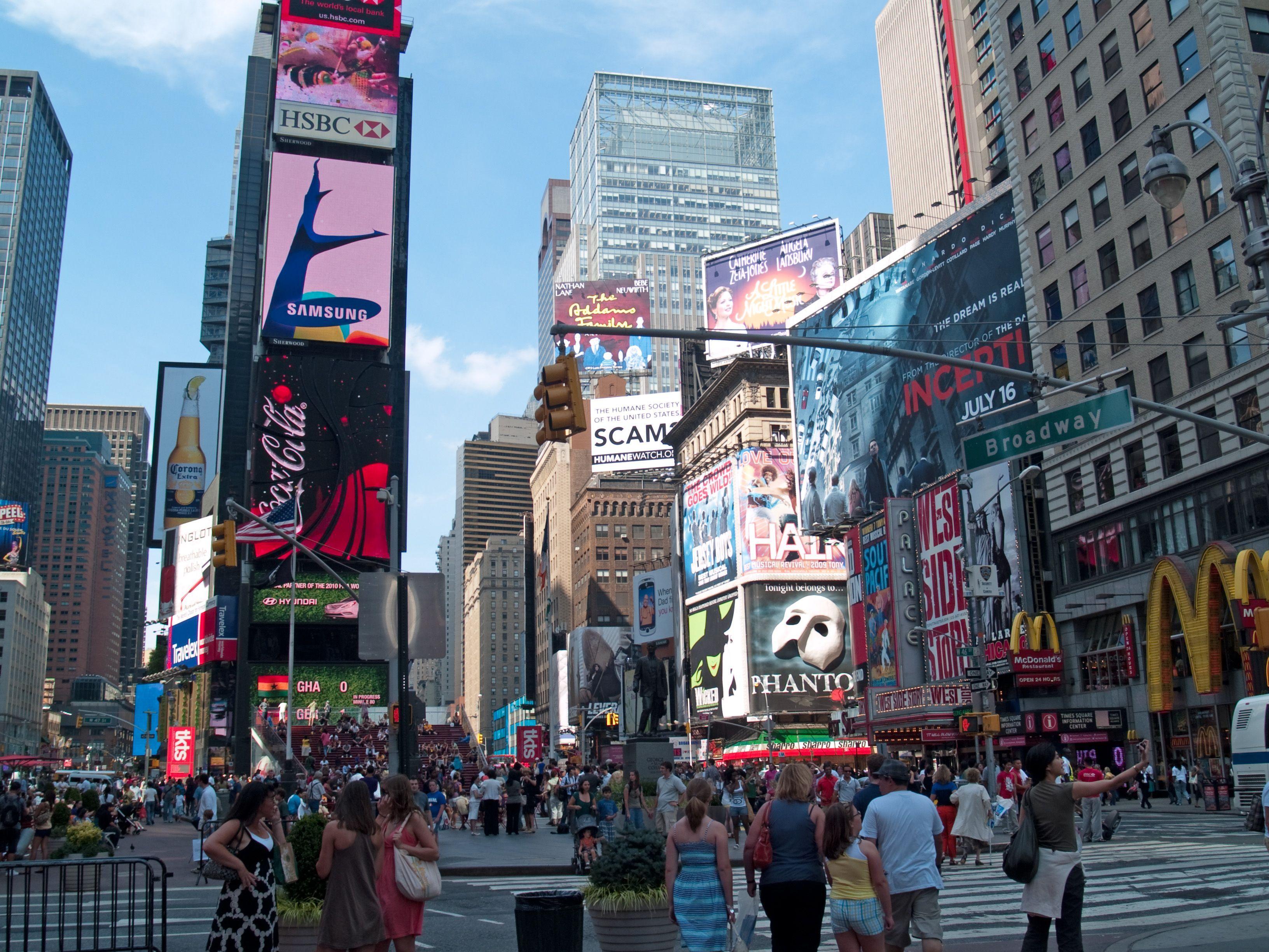 Time Square 3D Wallpapers - Top Free Time Square 3D Backgrounds ...