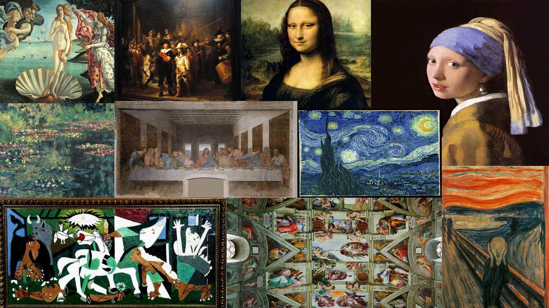 Famous Painting Desktop Wallpapers - Top Free Famous Painting Desktop ...