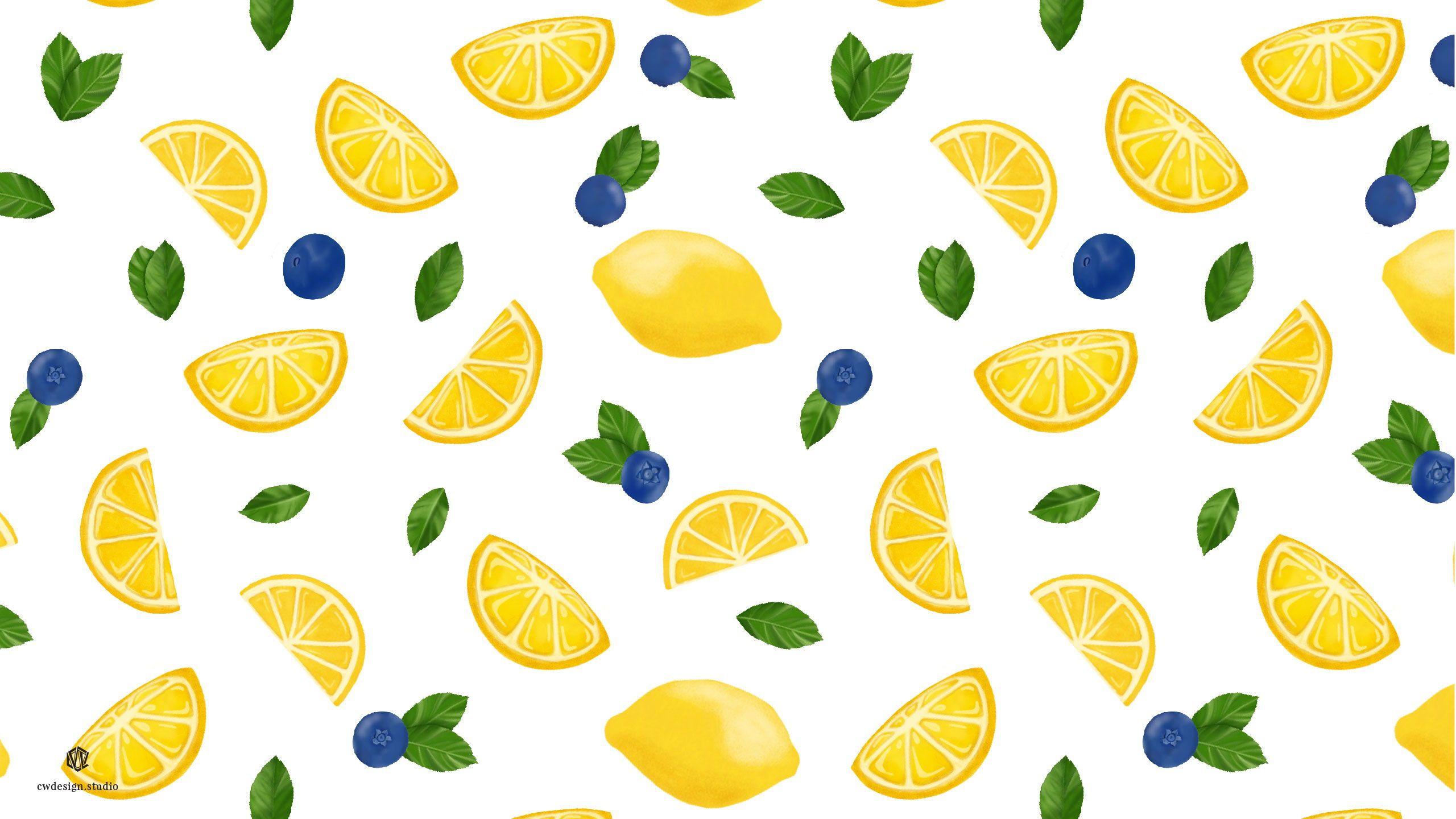 Watercolor Lemon Desktop Wallpapers - Top Free Watercolor Lemon Desktop ...