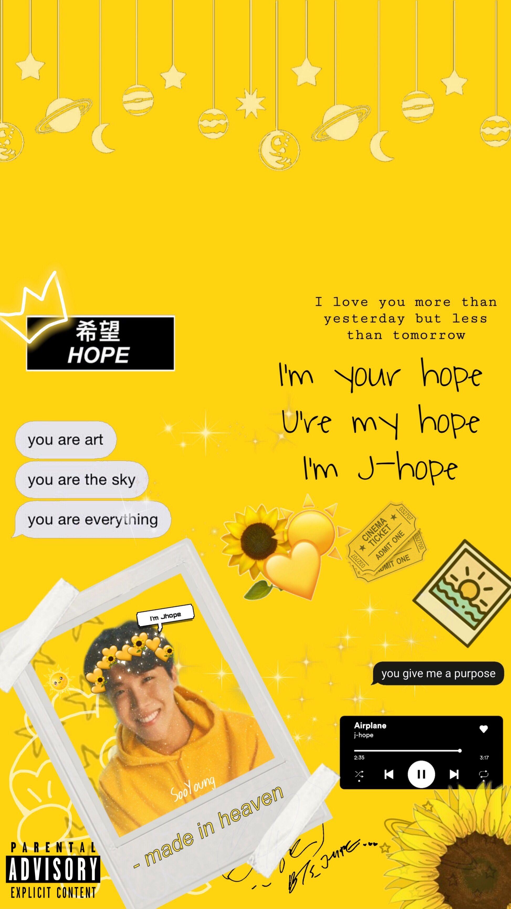 Jhope Yellow Wallpapers - Top Free Jhope Yellow Backgrounds ...