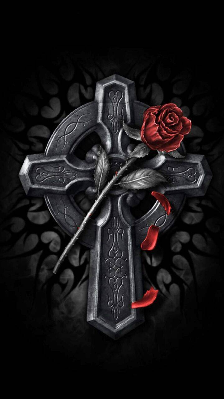Cross and Roses Wallpapers - Top Free Cross and Roses Backgrounds ...