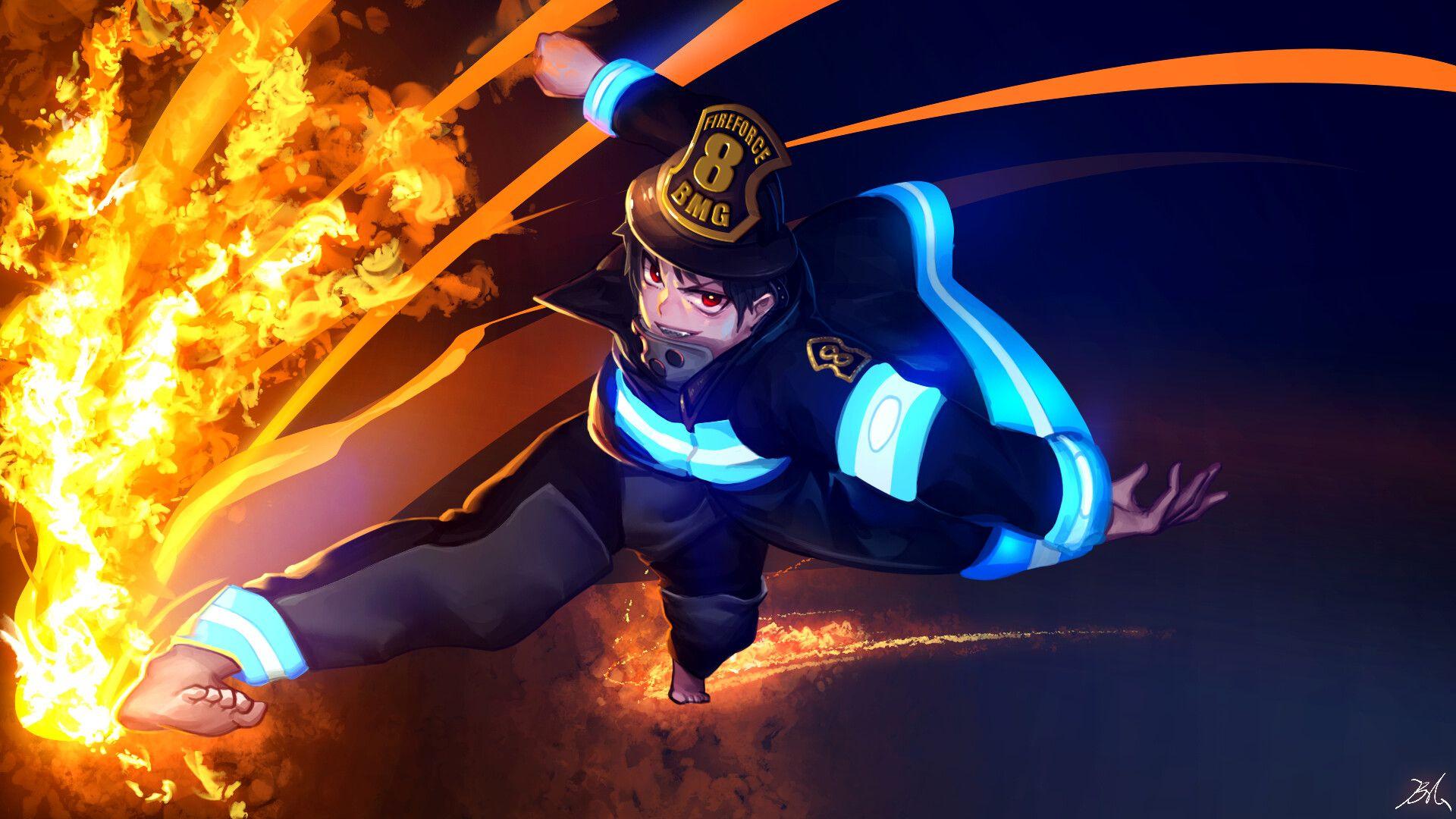 Fire Force Desktop Wallpapers - Top Free Fire Force Desktop Backgrounds ...