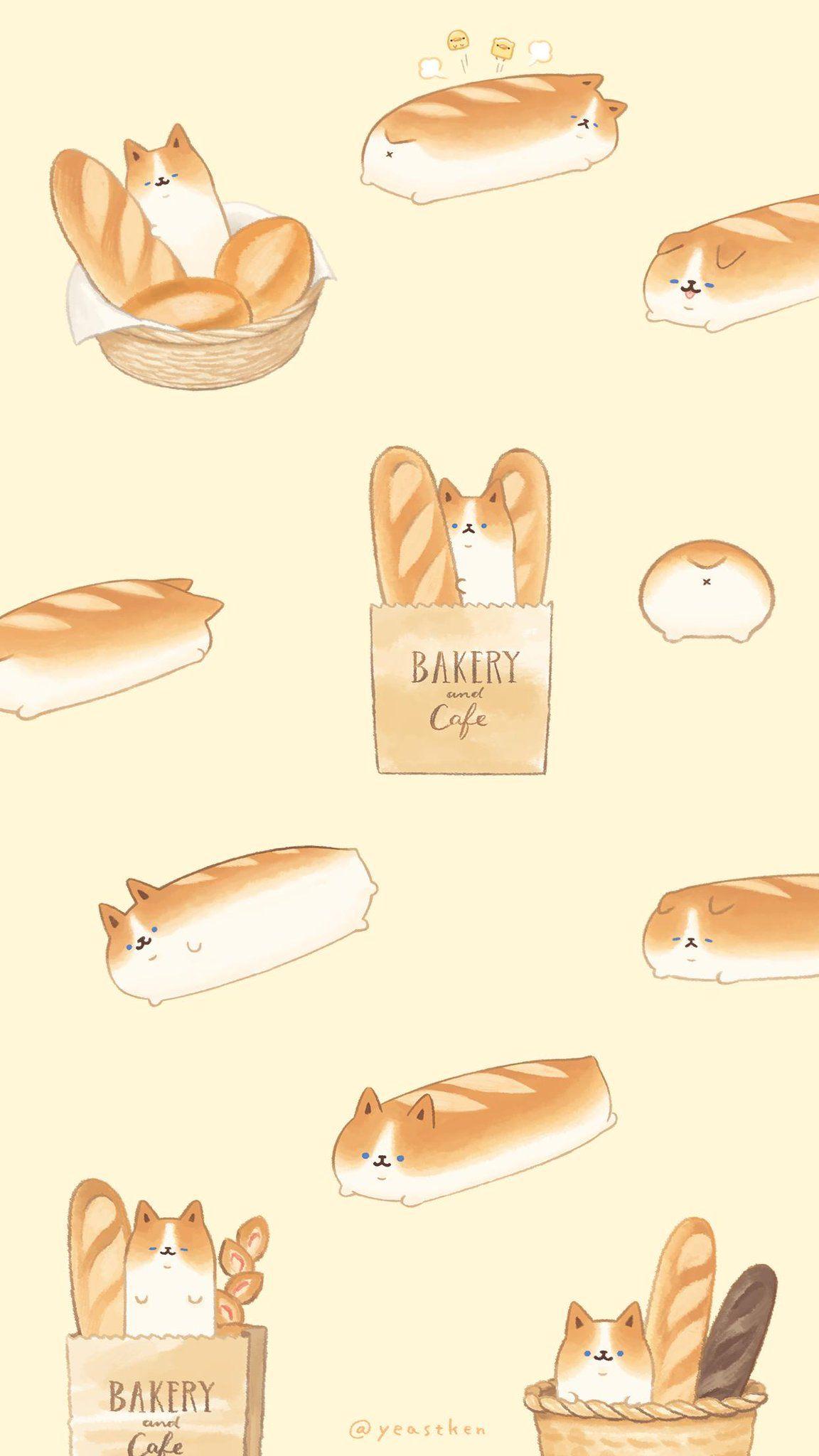 Cartoon Bread Wallpapers - Top Free Cartoon Bread Backgrounds ...