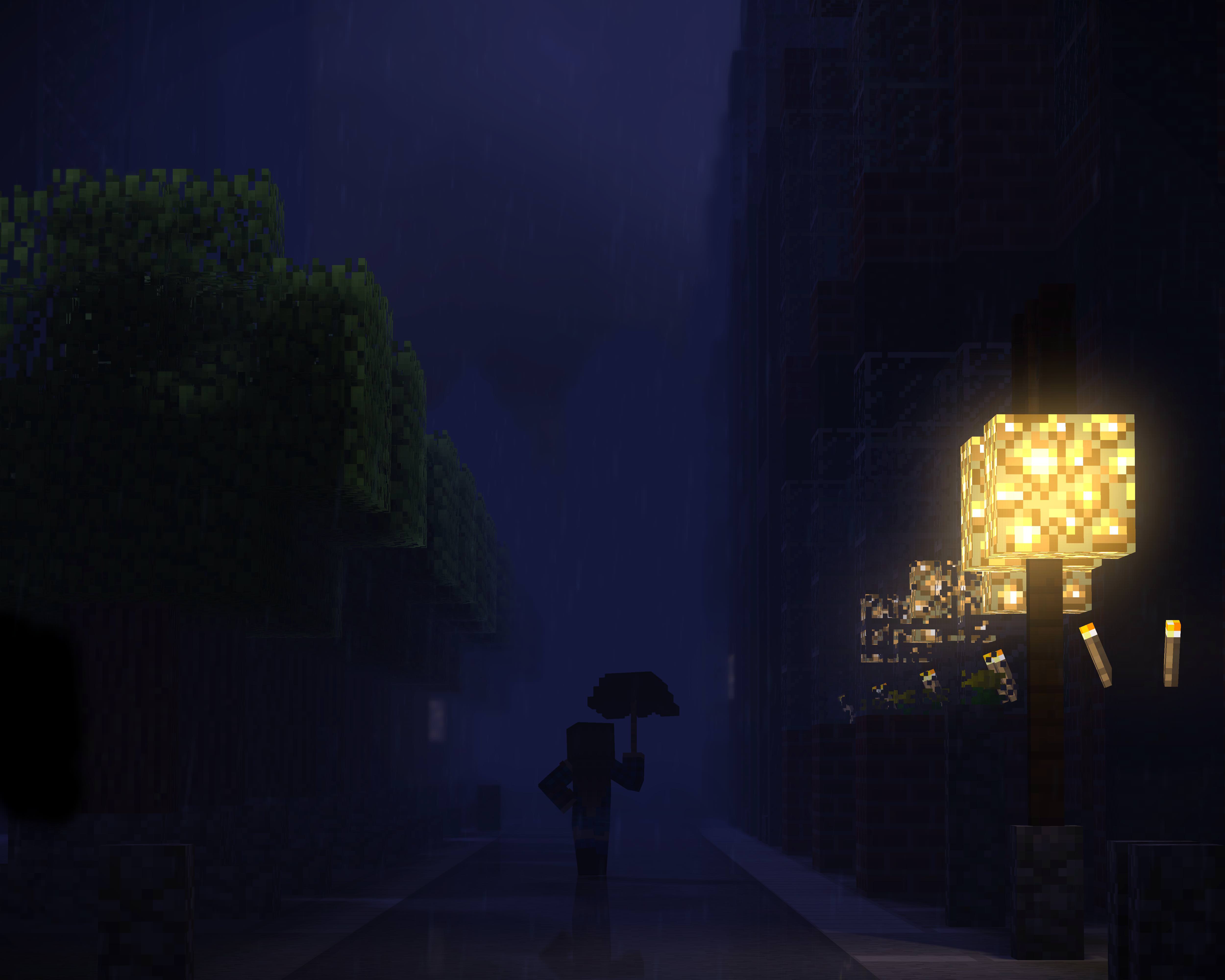 Blue Minecraft 4K Wallpapers - Top Free Blue Minecraft 4K Backgrounds ...