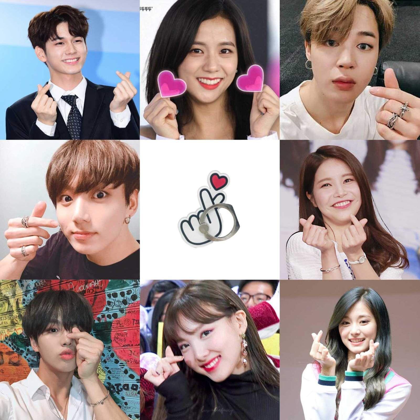 BTS Finger Heart Wallpapers - Top Free BTS Finger Heart Backgrounds ...