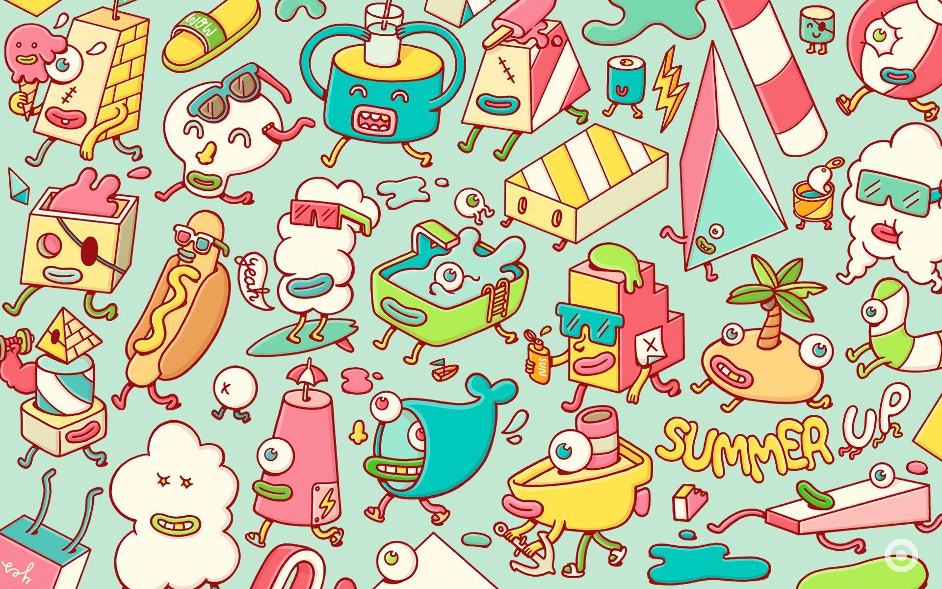 Doodle Laptop Wallpapers - Top Free Doodle Laptop Backgrounds ...