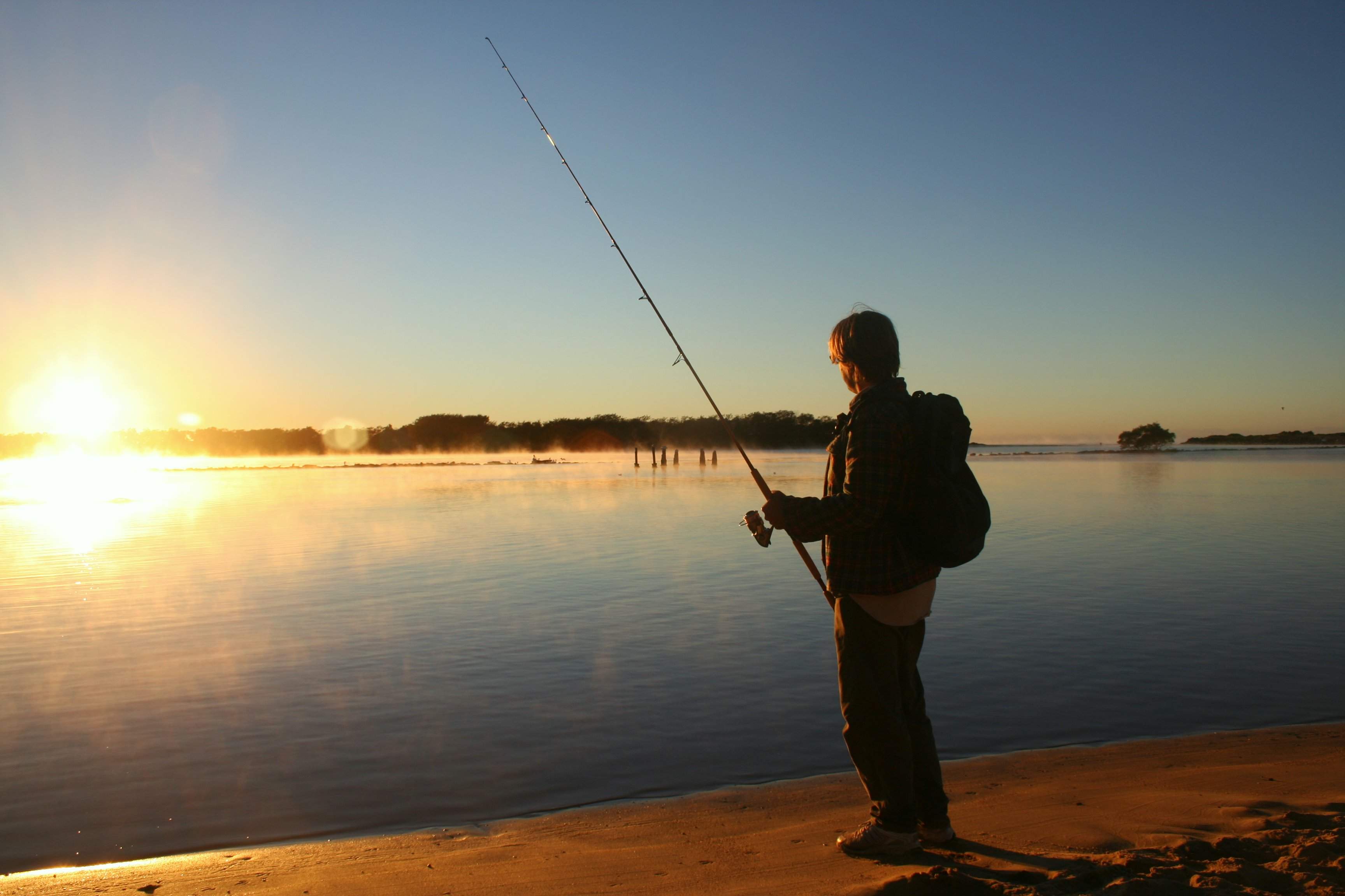 Fishing Sunset Wallpapers - Top Free Fishing Sunset Backgrounds ...