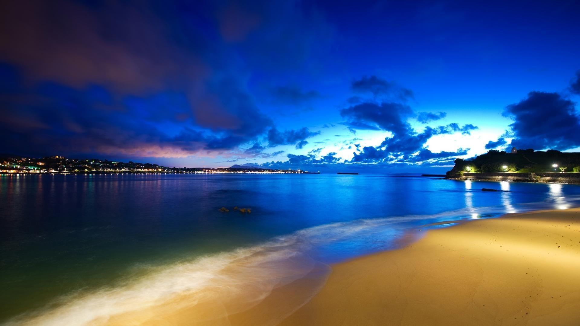 Beautiful Night Beach Wallpapers - Top Free Beautiful Night Beach ...