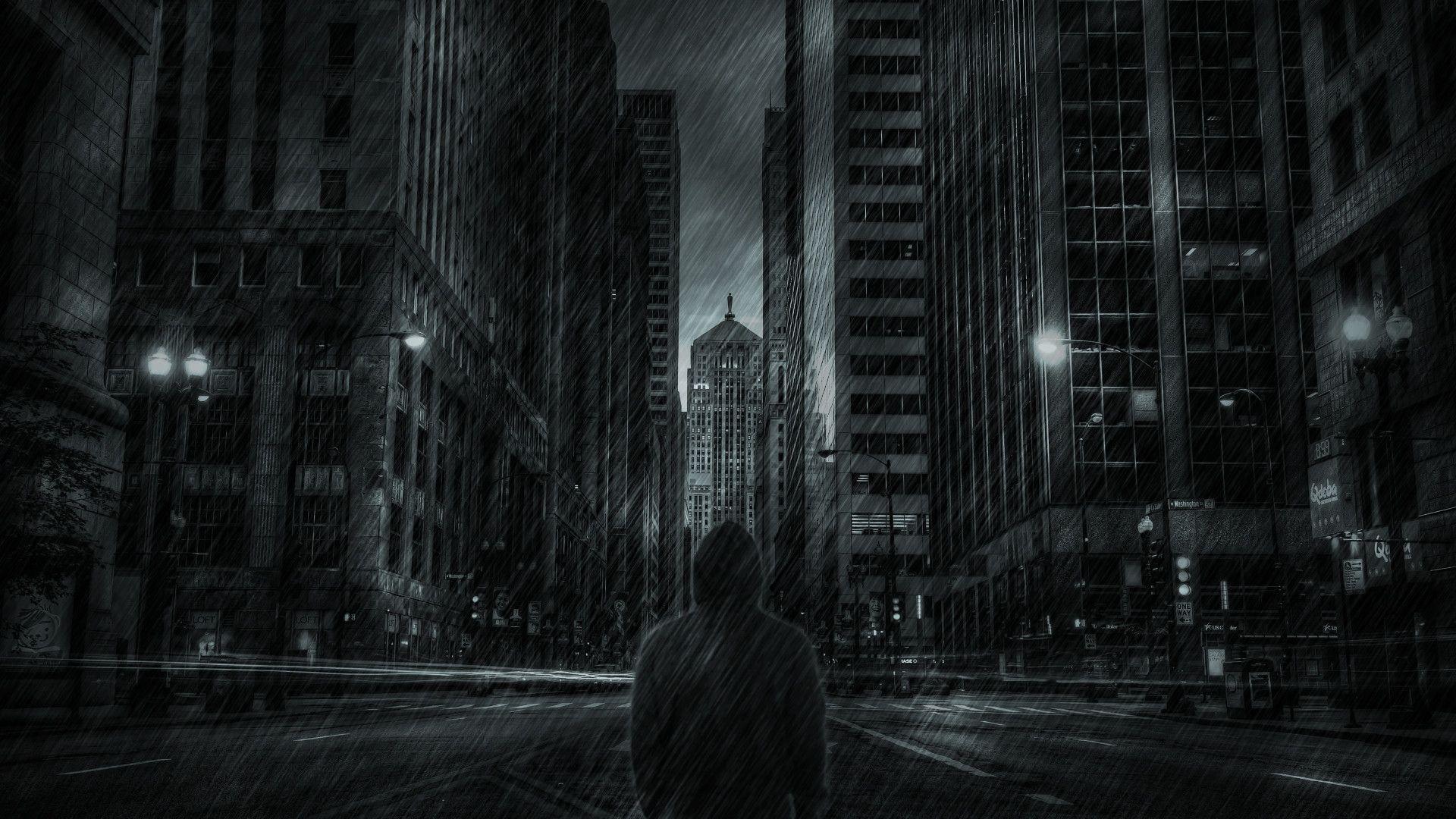 Dark Rainy Night Wallpapers - Top Free Dark Rainy Night Backgrounds ...