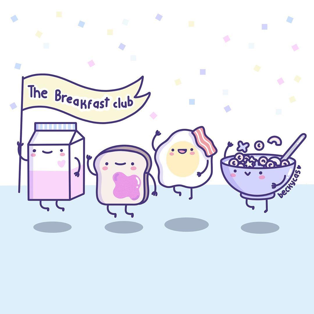 Cartoon Breakfast Wallpapers - Top Free Cartoon Breakfast Backgrounds ...