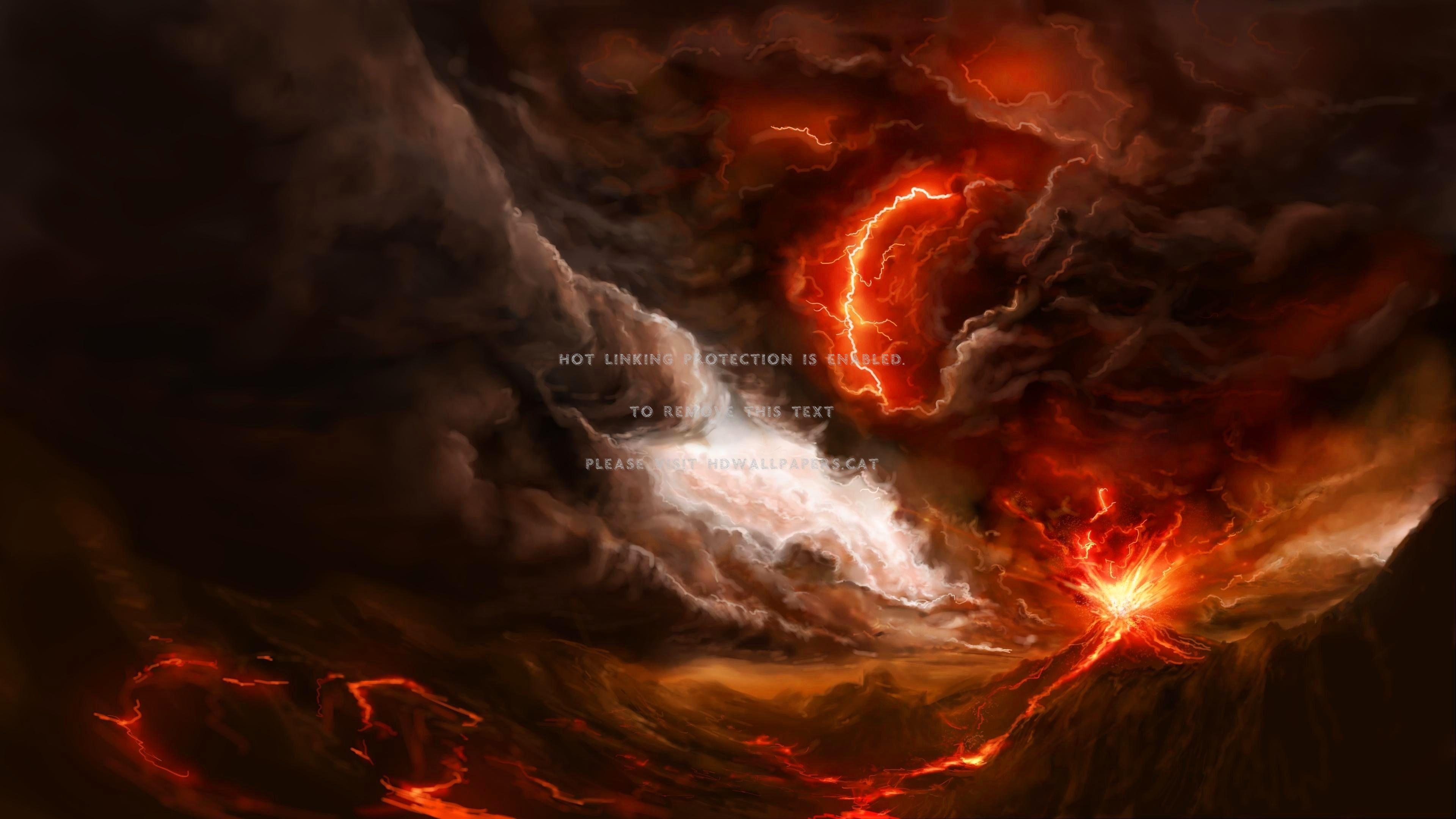 Volcanic Storm Wallpapers - Top Free Volcanic Storm Backgrounds ...