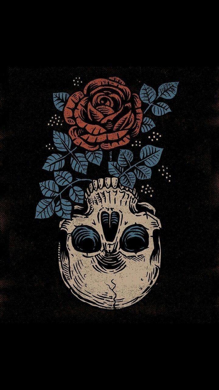 Roses and Skulls Wallpapers - Top Free Roses and Skulls Backgrounds ...