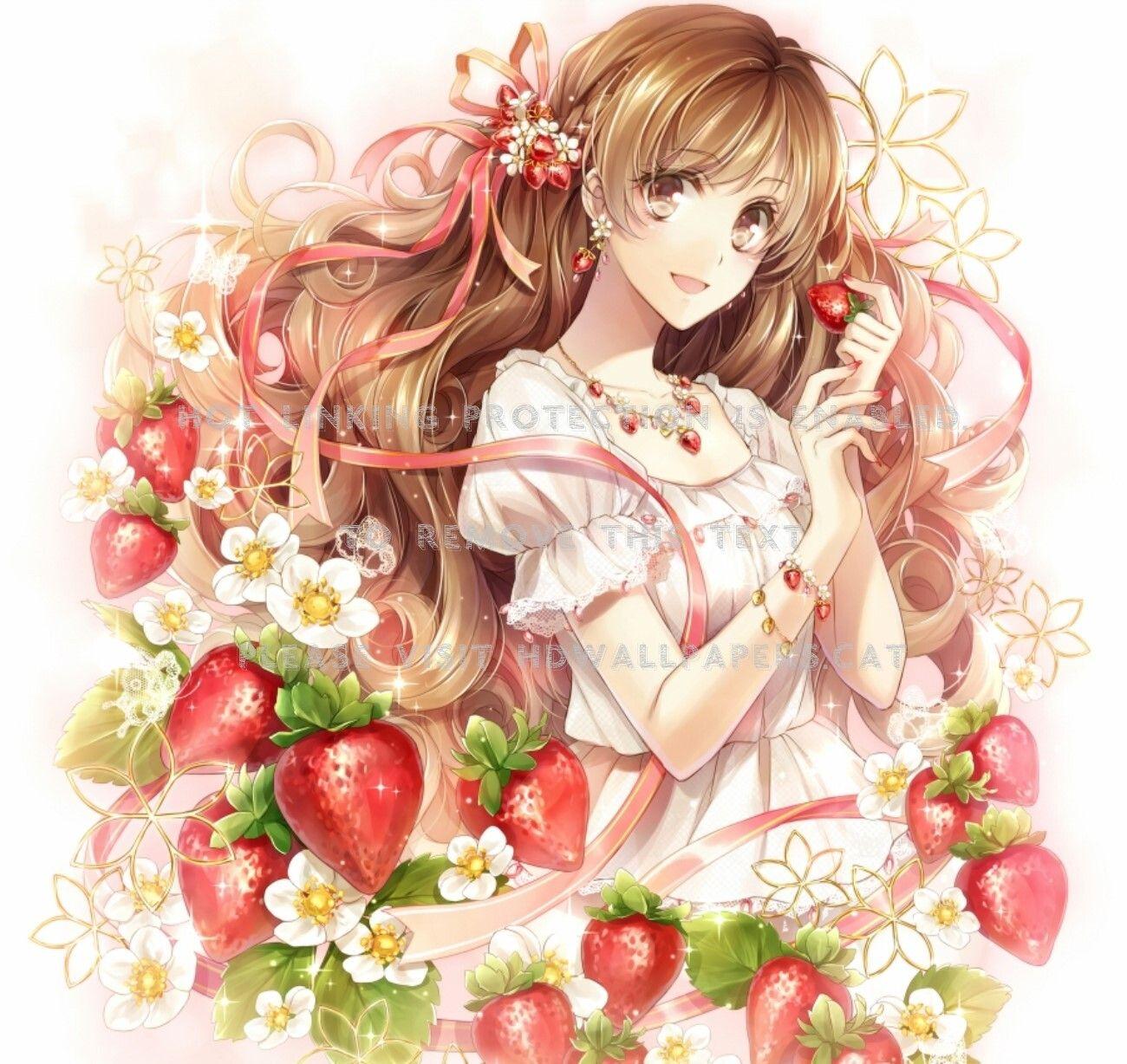 Strawberry Anime Wallpapers - Top Free Strawberry Anime Backgrounds ...