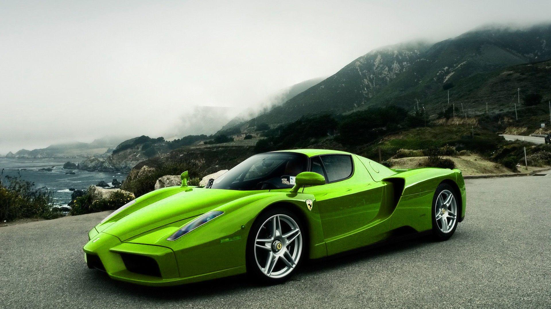 Green Ferrari Wallpapers - Top Free Green Ferrari Backgrounds ...