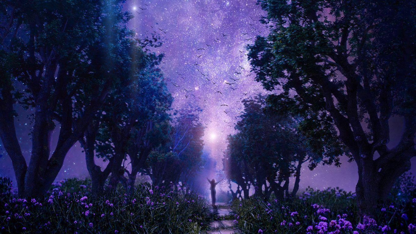 Purple Sky Desktop Wallpapers - Top Free Purple Sky Desktop Backgrounds ...