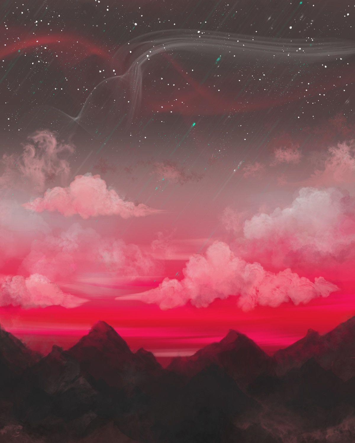 Anime Red Sky Wallpapers - Top Free Anime Red Sky Backgrounds ...