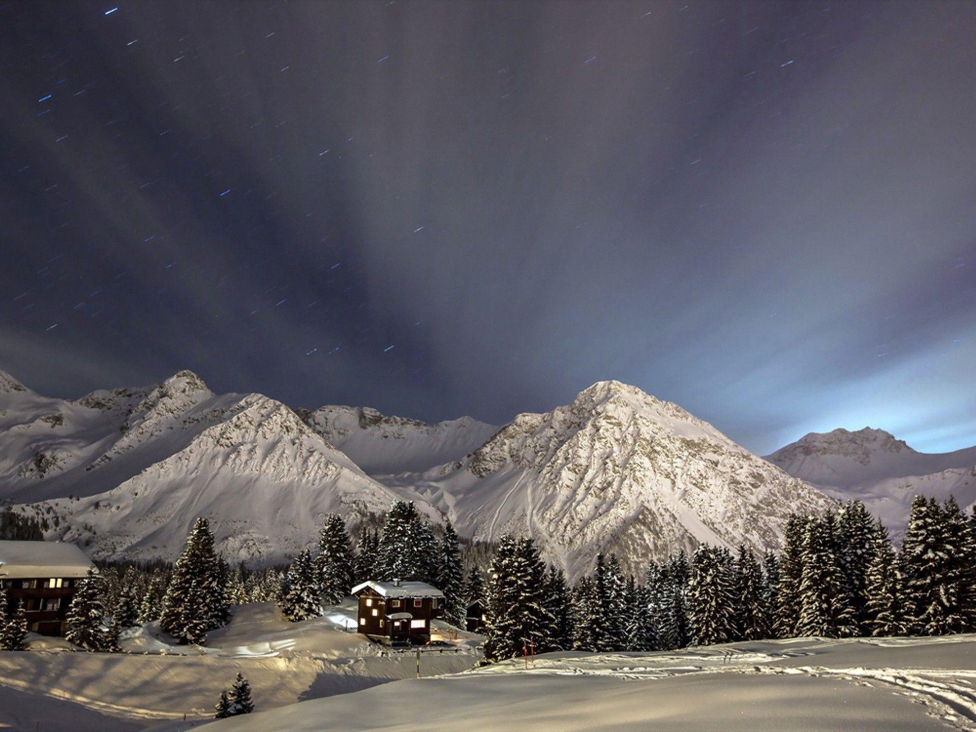 Winter Mountain Forest HD Wallpapers - Top Free Winter Mountain Forest ...