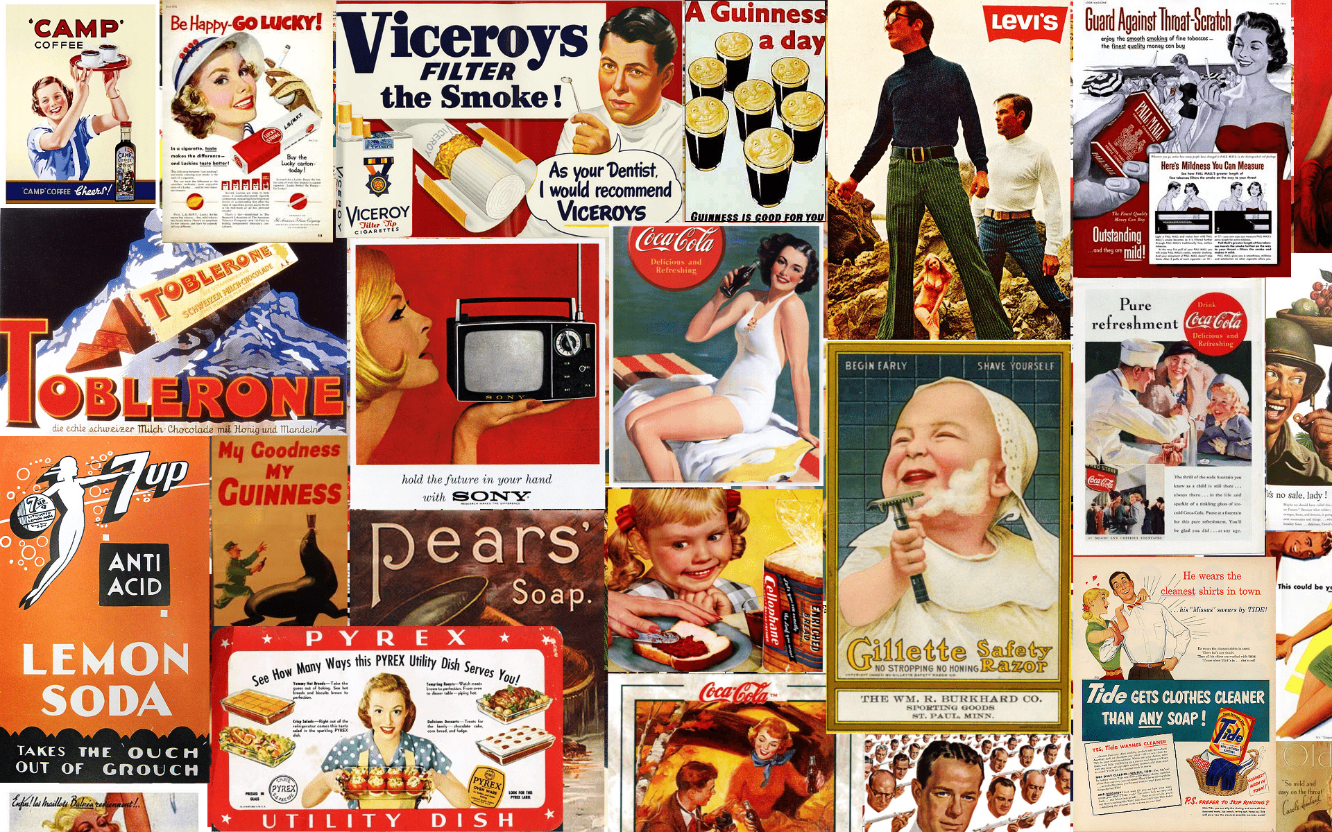 Vintage Ads Wallpapers - Top Free Vintage Ads Backgrounds - WallpaperAccess