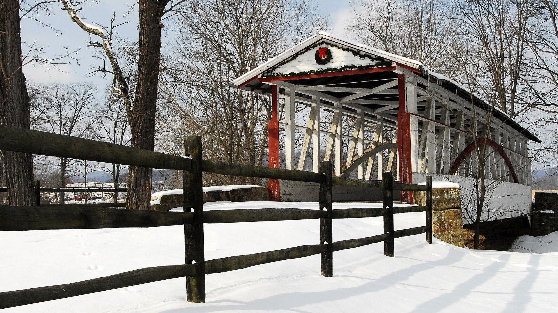 Covered Bridges Wallpapers - Top Free Covered Bridges Backgrounds ...