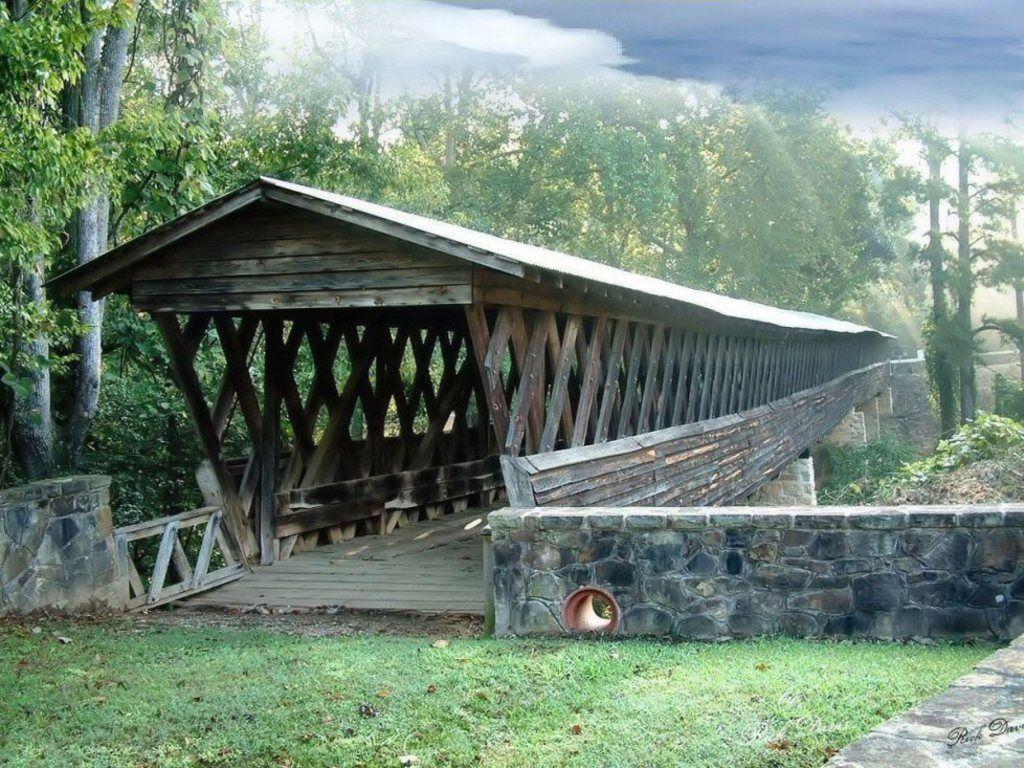 Covered Bridges Wallpapers - Top Free Covered Bridges Backgrounds ...