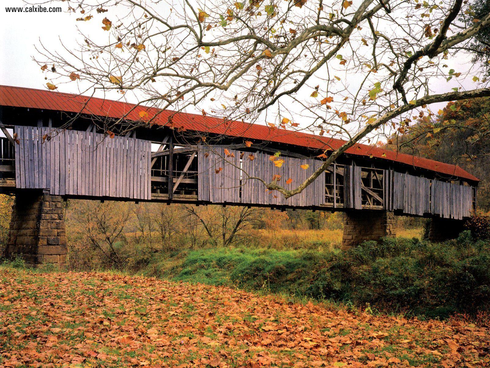 Covered Bridges Wallpapers - Top Free Covered Bridges Backgrounds ...