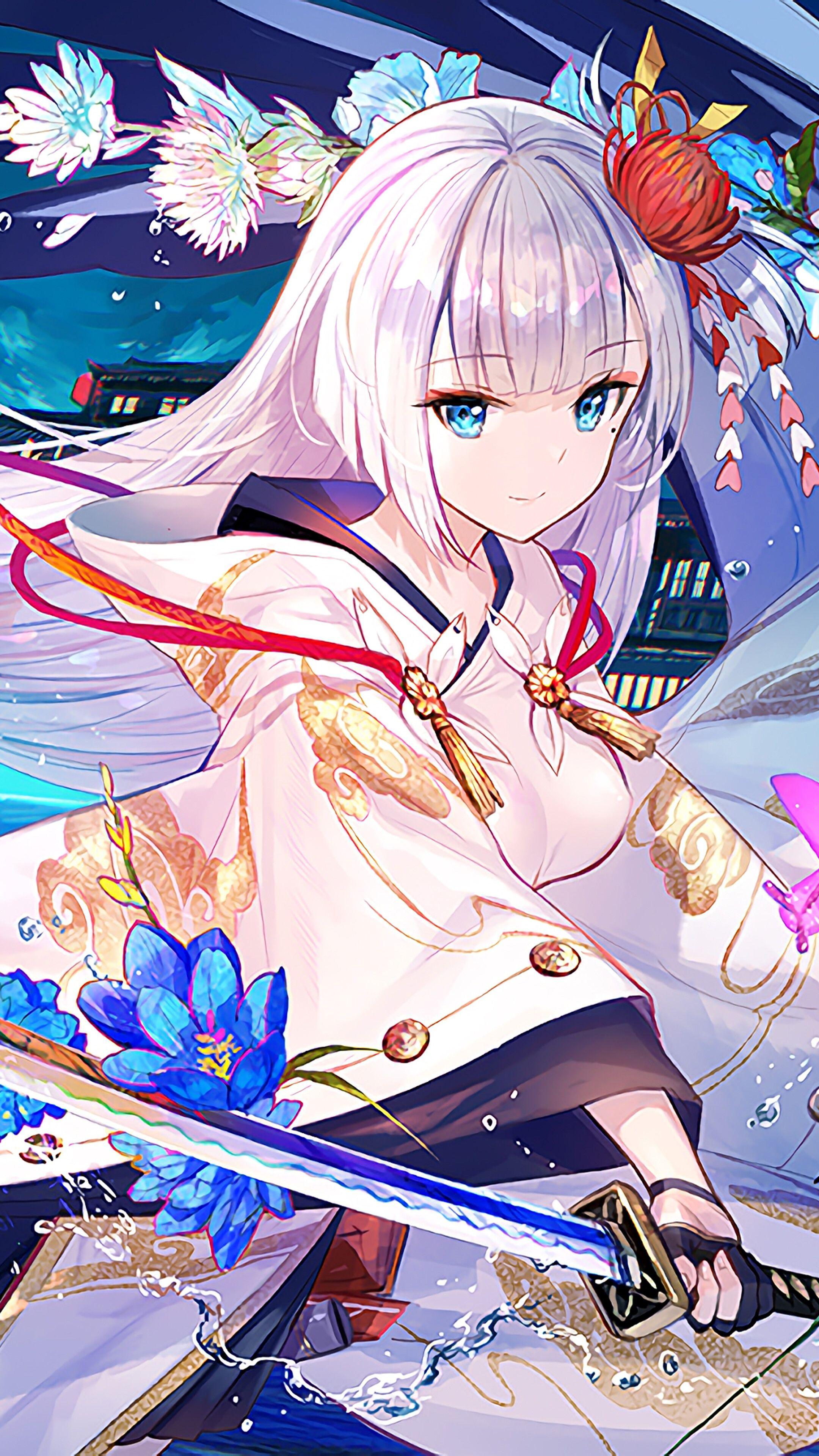 Anime Kimono Girl Wallpapers - Top Free Anime Kimono Girl Backgrounds ...