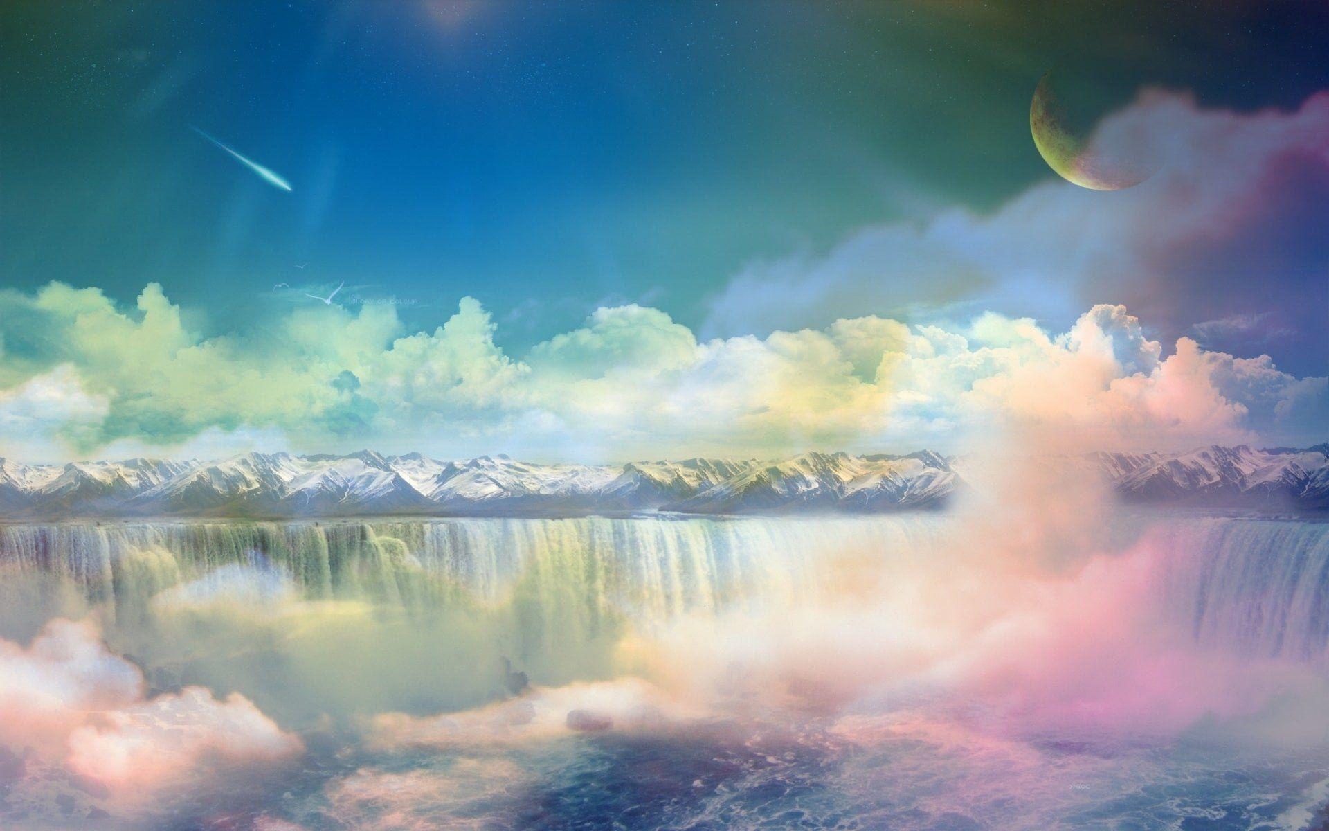 Pastel Scenery Wallpapers - Top Free Pastel Scenery Backgrounds ...